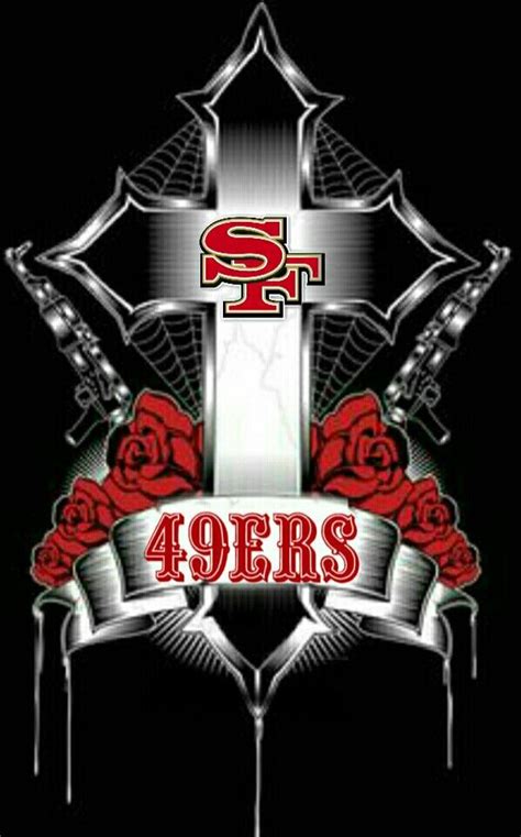 San Francisco 49ers Black And Red Roses Background 49ers Tattoo