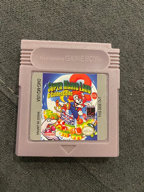 Super Mario Land Golden Coins Dx Nintendo Game Boy Etsy