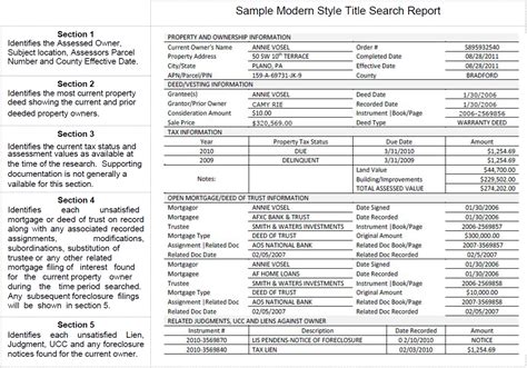 How To Read A Property Title Search Report TitleSearch Com FAQ