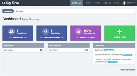 Easy Forms Advanced Form Builder And Manager By Baluart Codecanyon