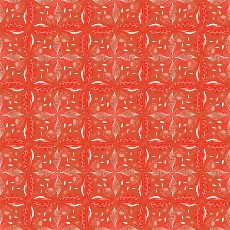 Premium Vector Leaves Seamless Pattern Background Garden Nature Plant Art Traditional Ornament