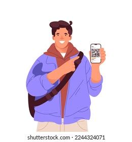 Bar Code Qr Code Electronic System Stock Vector Royalty Free