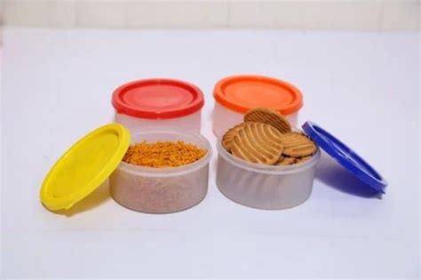 Plastic Dabbi At ₹ 68piece Plastic Round Container In New Delhi Id