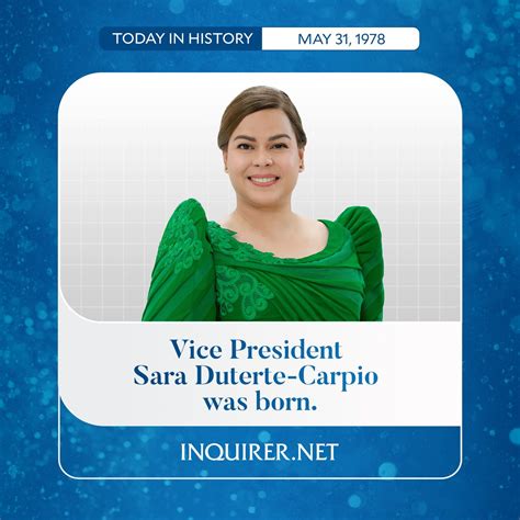 Inquirer On Twitter Vice President Sara Duterte Carpio Turns 45 Today