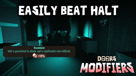 The Easiest Way To Beat Halt Doors Roblox Youtube