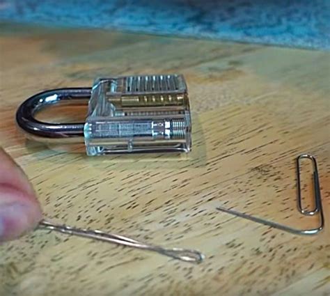 How To Pick A Lock With A Paperclip DIY Joy