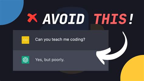 Learning To Code From ChatGPT Is A HUGE Mistake Seriously YouTube