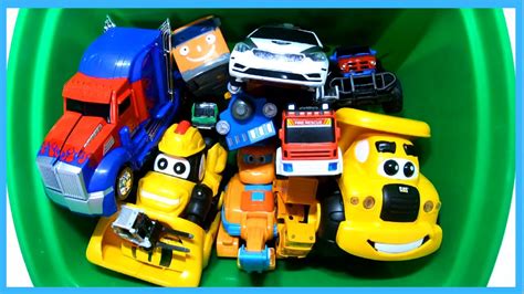 Learn Police Car Ambulance Fire Truck Name In English Korean 중장비 경찰차 소방차 구급차 이름 배우기 영어