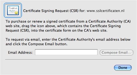 Apple Os X Server 105 Generate Csr