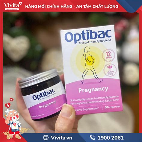 Optibac For Pregnancy Hộp 30v Men Vi Sinh Cho Bà Bầu