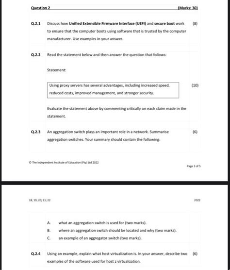 Solved Q21 Discuss How Unified Extensible Firmware