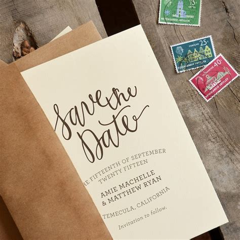 Save The Date Stamp Etsy