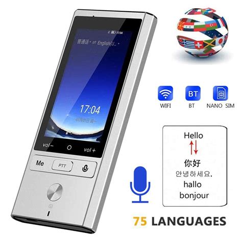 Buy Instant Voice Language Translator Device With 3 0in Touch Screen