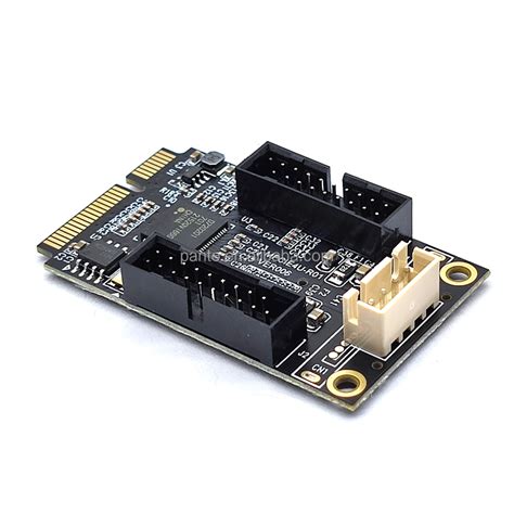 Panto Mini Pcie Card Adapter Dual Usb30 19pin Male To Mini Pcie