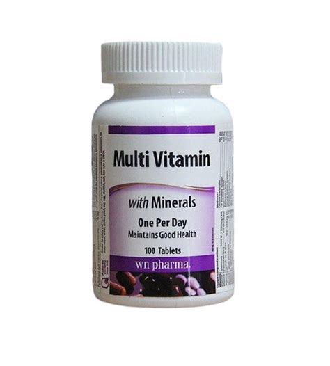 Webber Naturals Multi Vitamin with Minerals One Per Day 100 табл купить ...