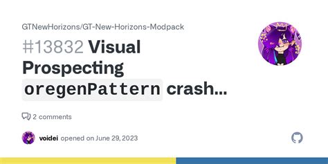 Visual Prospecting `oregenpattern` Crash On Loading World · Issue