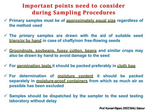 Seed Sampling Pptx