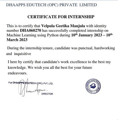 Geetika Manjula Naidu On Linkedin I Am Happy To Share That I