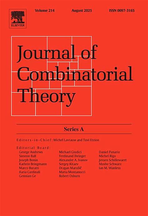 Journal Of Combinatorial Theory Series A百度百科