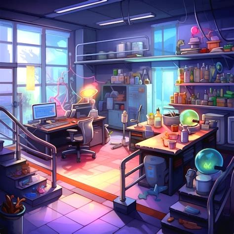 Premium Photo Background For Laboratory