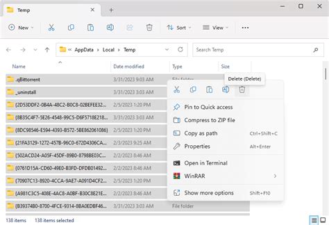 Temporary Files