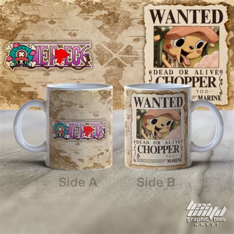 One Piece Wanted Chopper Tony Tony Chopper White Mug Magic Mug