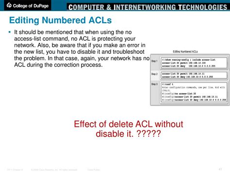 ppt access control lists acls powerpoint presentation free