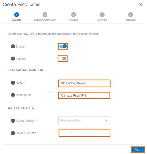 How To Configure An Ipsec Ikev2 Site To Site Vpn To An Azure Vpn
