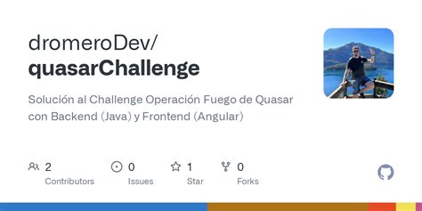 GitHub dromeroDev quasarChallenge Solución al Challenge Operación
