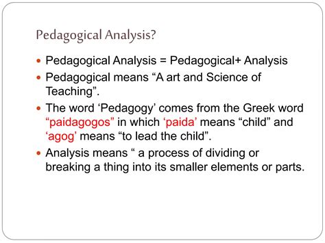 Pedagogical Analysis In Teaching Mathematics Pptx