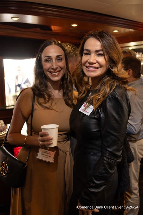 I Had A Wonderful Time Attending And Hosting Comericas Client Appreciation Event On The