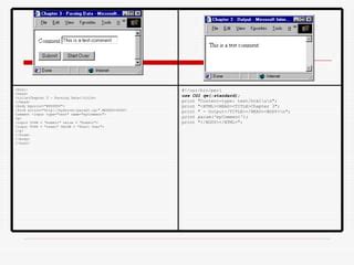 Sending Data In Cgi PPT