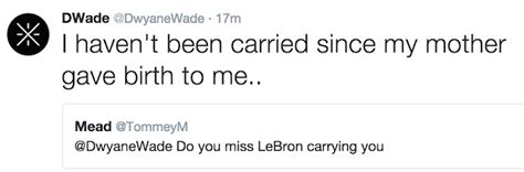 Heats Dwyane Wade Says Lebron James Didnt Carry Him To Nba Finals