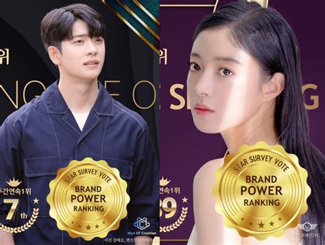 [스타서베이 결과] 11월 2주차 남녀 배우 브랜드 파워 랭킹 순위…남자 1위 강태오 여자 1위 이세영 네이트 연예
