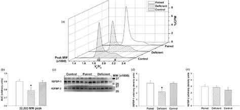 Average Chromatogram Profiles Of 125 I Igf 1 Labeled Igfbp In Fetal