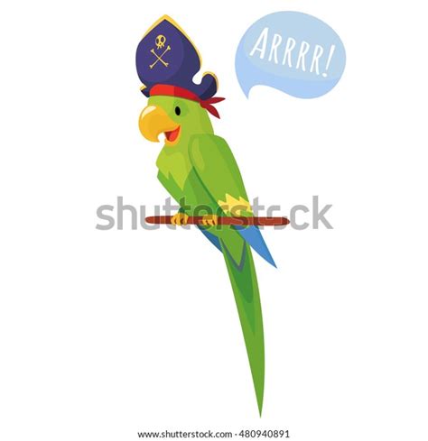 해적 앵무새 그림 스톡 벡터로열티 프리 480940891