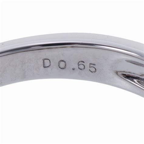 サザンクロスダイヤ 065ct レディース Pt900プラチナ リング・指輪 16号 Southern Cross 中古 銀蔵オンライン