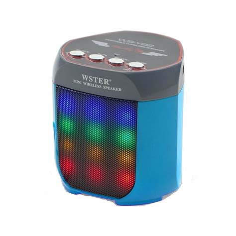 WSTER WS-Y92 Ηχείο Bluetooth με Ραδιόφωνο Sky Blue | Skroutz.gr