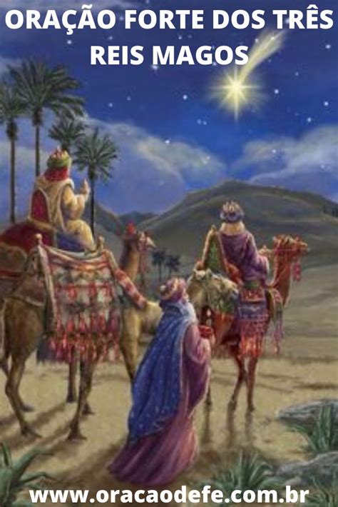 Oração Forte dos Três Reis Magos Pintura de natal Dia dos reis Cenas natalinas