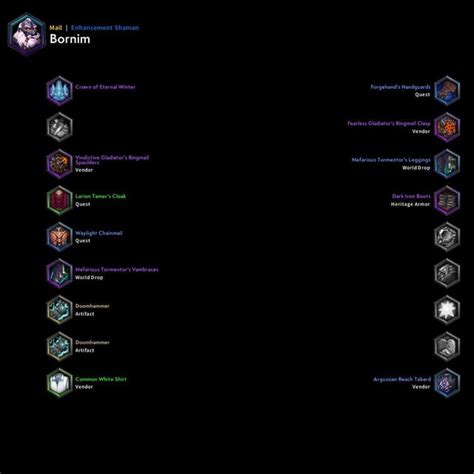 Dwarf Frost Shaman R Transmogrification