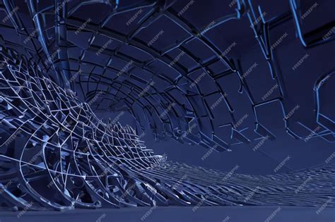 Premium Photo Big Data Visualization The Musical Stream Of Sounds Abstract Background With