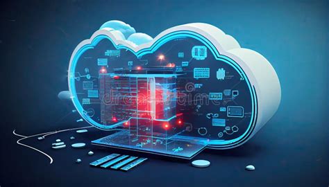 Cloud Computing Concept Stock Illustration Illustration Of Science 269842546