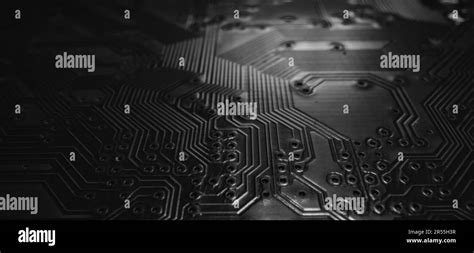 Technology Background With Circuit Board Electronic Computer Hardware Technology Motherboard