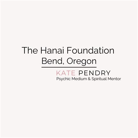 The Hanai Foundation Large Audience Event — Kate Katependrymedium