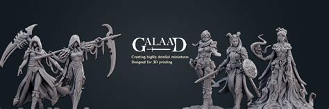 Galaad Miniaturess Portfolio Of 3d Models