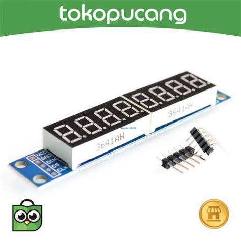 Jual Seven Segment 8 Digit MAX7219 7 Segmen Arduino Digital Display