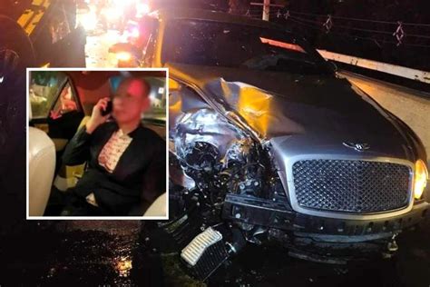 Bentley Driver Charged With Drunk Driving Granted Bail At 100000 Baht