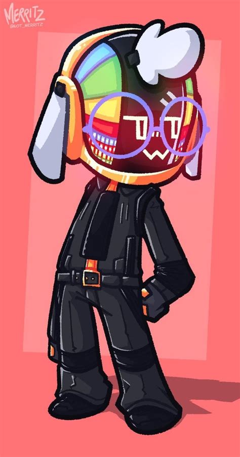 Gold Daft Punk Ralsei Rralsei