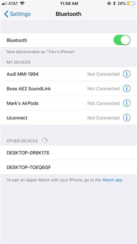 C Android Bluetooth Not Discovering Phone Stack Overflow