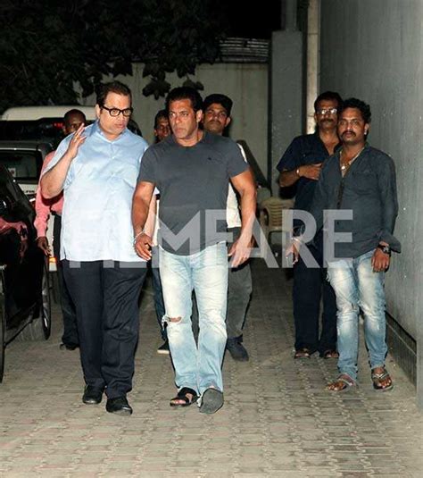 In Pictures Salman Khan Meets Race 3 Producer Ramesh Taurani